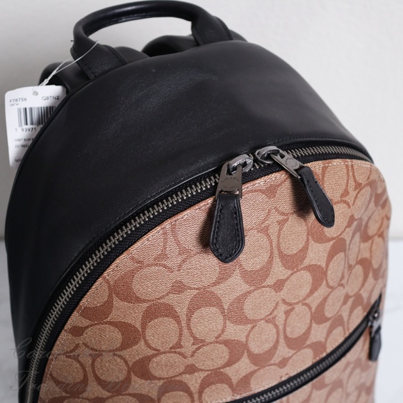 Coach | Bags | Nwt Coach West Slim Backpack In Signature Canvas | Poshmark